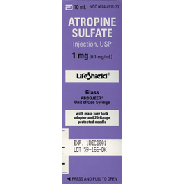 Atropine, 1 mg | Bound Tree Medical