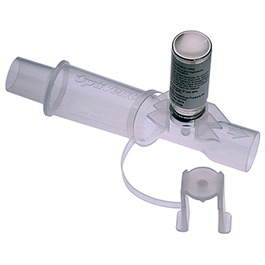 In-Line MDI Spacer, OptiVent, 15 mm Adapters | Tri-anim Health Services